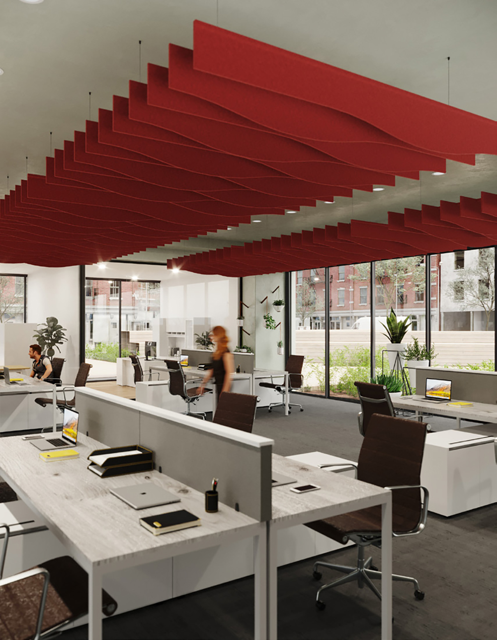 EzoBord Baffle Cloud Acoustic Ceiling Baffle